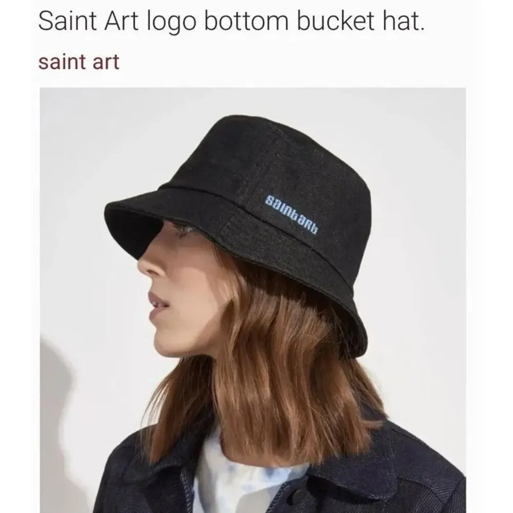 Saintart | Accessories | Saint Art Pink Bucket Hat Sz M Boonie Brim Sun ...